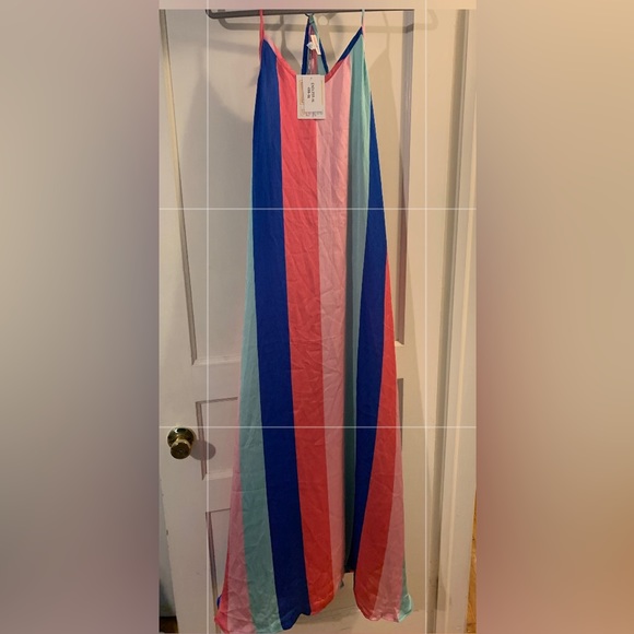 LuLaRoe | Dresses | Bright Striped Endless Maxi Dress For Summer | Poshmark